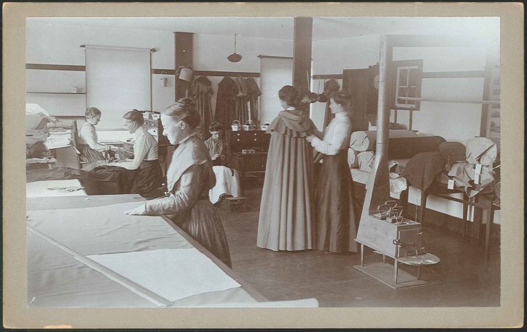 Cloak cutting counter | Shaker Museum