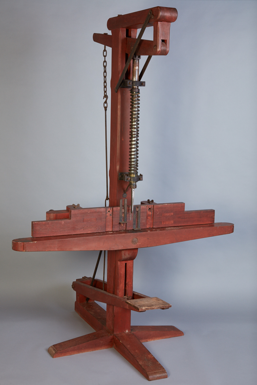 Foot-Operated Mortising Machine | Shaker Museum